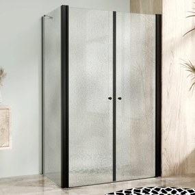 BETA COMBI Black 80x80 Grape Čtvercový sprchový kout bez vaničky