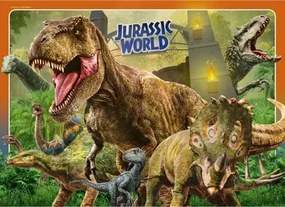 RAVENSBURGER Puzzle Jurský svět 4 v 1 / 4×100 dílků