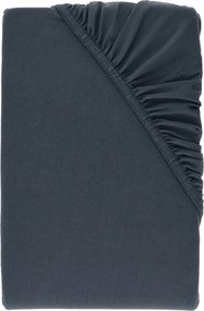 Livarno® Žerzejové napínací prostěradlo, 180-200 x 200 cm (modrá)