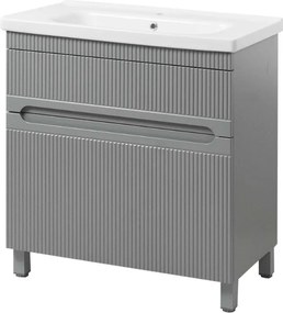 Lavedo Aria Grey 65 koupelnová skříňka s umyvadlem