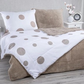 Prošívaná beránková souprava Dual Feel  ESTELLA 3 ks