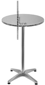 Deuba Hliníkový barový stůl - Ø60 cm skládací