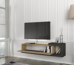 VerDesign VELIERO moderní TV stolek, sapphire/antracit