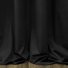 ZATEMŇOVACÍ ZÁVĚS NA PÁSCE PIERRE CARDIN SIBEL 140X270 CM ČERNÁ