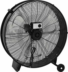 vidaXL Průmyslový bubnový ventilátor 77 cm 187,7 W černý [51454]