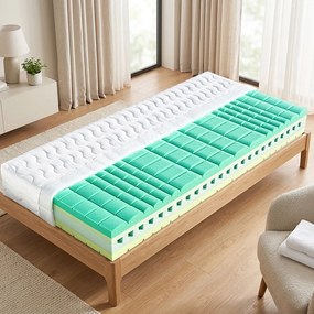 Antidekubitní matrace TORI 80x200 cm | výška 23 cm | sedvičová | tvrdost 2 i 3 | nosnost 130 kg | VÝBĚR PRATELNÉHO  POTAHU