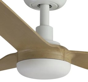 FARO 33816WT-Stropní ventilátor PUNT M hnědá/bílá pr. 132 cm WT+dálkové ovládání