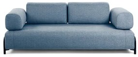Třímístná sedačka compo 232 cm modrá MUZZA