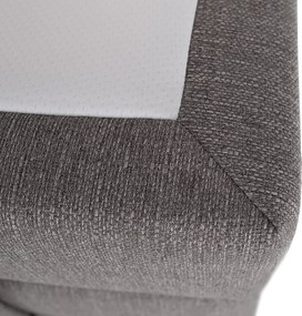 Elektrická polohovací postel, boxspring, šedá, 160x200, MURKO NEW