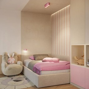 Sollux Lighting Nástěnné svítidlo MODO 1 růžové GX53