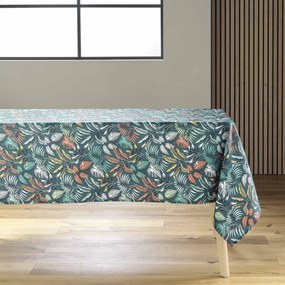 Obdélníkový ubrus STYLIS BLUE, 145 x 240 cm, modrý s potiskem