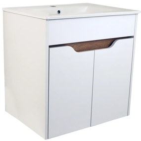 BPS-koupelny Koupelnová skříňka s keramickým umyvadlem Lima 60
