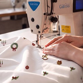 Perkálové bavlněné povlečení Klid Vánoc - duo Velikost: 140 x 200 + 70 x 90