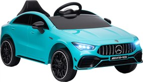 Dětské elektrické auto AIYAPLAY Mercedes-Benz AMG CLA 45, 12V s dálkovým ovládáním 2,4GHz, hudbou, elektrické vozidlo se světly, USB/MP3 připojením, v