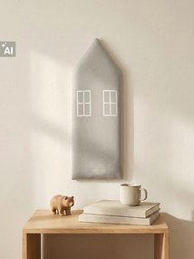 Sinsay - Čalouněný panel s motivem domku - zelená