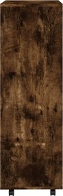 vidaXL Šatní skříň 80 x 40 x 110 cm dřevotříska [815978] Barva: Černá