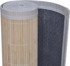 Obdélníkové koberce z přírodního bambusu 2 ks 120 x 180 cm 278744