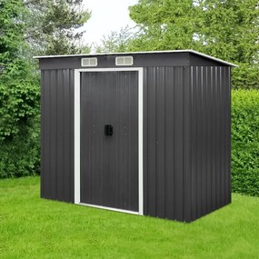 Avenberg Zahradní domek na nářadí 2,4 × 1,3 m SD-F1-0408, antracit