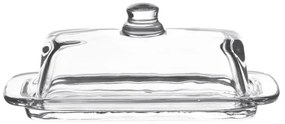 Skleněná transparentní máslenka Butter Dish – 20x9x8 cm