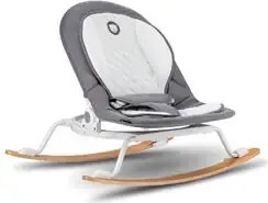 LIONELO Dětské houpací křesílko Rosa Stone Grey,White