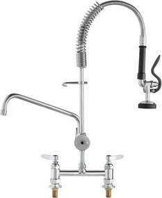 Komerční baterie s oplachovacím rozprašovačem, 66 cm výška, 20,3 cm střed, 30,5 cm