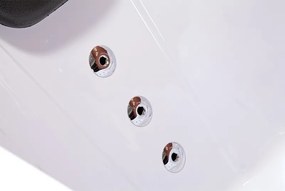 BPS-koupelny Hydromasážní vana HYD-CA631L 180x120 LEVÁ bez ohřevu vody
