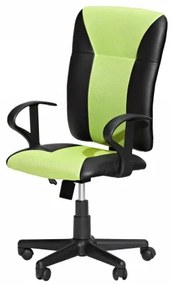 Kancelářská židle černo zelená King