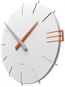 Designové hodiny 10-019 CalleaDesign Mike 42cm (více barevných verzí) Barva oranžová-63 - RAL2004