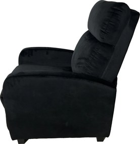 Relaxační křeslo René rozkládací černé