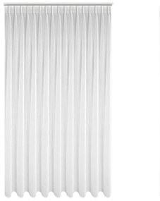 Bílá záclona na flex pásce LAYLA 300x300 cm