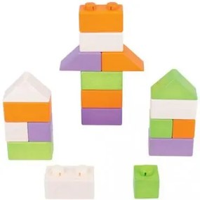 Bigjigs Baby Dřevěné Spojkostky Basic set / od 1 roku