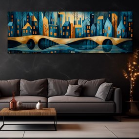 Obraz na plátně - Chladné pozdravy z Kanady FeelHappy.cz Velikost obrazu: 120 x 40 cm