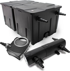 Sada jezírkové filtrace SunSun CBF-350B / CUV-236 – 60000 L, 10000 l/h, 80 W (54440)