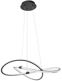 Toolight, LED závěsné svítidlo APP1193-CP, černá, OSW-40024