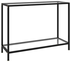 Konzolový stolek transparentní 100 x 35 x 75 cm tvrzené sklo 322835