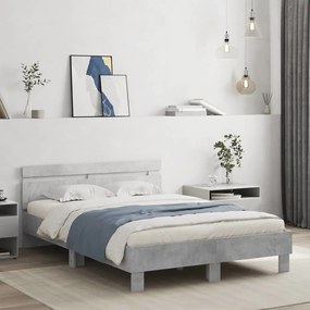 vidaXL Rám postele s čelem 120 x 190 cm kompozitní dřevo [3207451] Barva: Černá