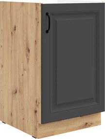 STILO gr | dolní skříňka 50 ZL 1F dřezová | 50 cm | UNI dvířka | artisan/grafit