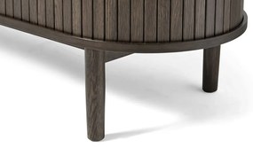 Designová komoda Palomino 140 cm tmavě hnědý dub