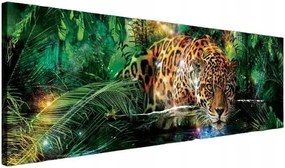 Obraz 145x45 Jaguar džungle dravec divoká příroda tropy síla