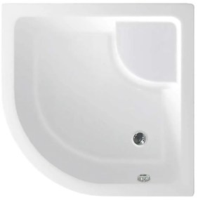 Aqualine - Sprchová vanička 80x80x28 cm, včetně nožiček, R550, bílá C83