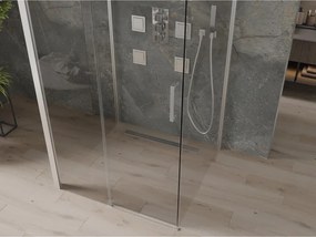 Mexen Omega 3-stěnový sprchový kout 100x100 cm, 8mm čiré sklo - chromový profil, 825-100-100-01-00-3S