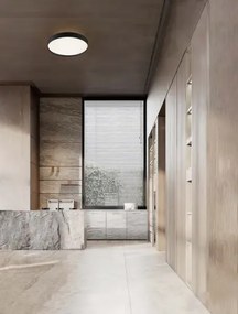 LED stmívatelné černé designové stropní svítidlo Roi