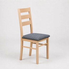 Stima Židle LORI II s čalouněným sedákem buk LUX jeans 33