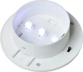Venkovní solární lampy na plot 12 ks LED bílé 277123