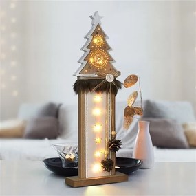 SOLIGHT LED vánoční stromeček, 2x baterie AA, IP20