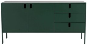 OnaDnes -20% Matně zelená lakovaná komoda Tenzo Uno 171 x 46 cm