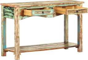 Konzolový stolek 120 x 40 x 75 cm masivní recyklované dřevo 247925