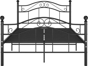 vidaXL Rám postele kov 120 x 200 cm [324994] Barva: Černá