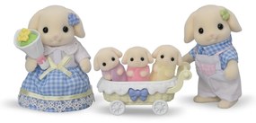 Figurky sylvanian families rodina flora králíci s trojčaty