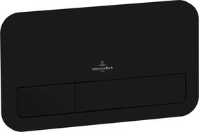 Villeroy & Boch - Ovládací tlačítko splachování E200, Black Matt 922490ANROZ1